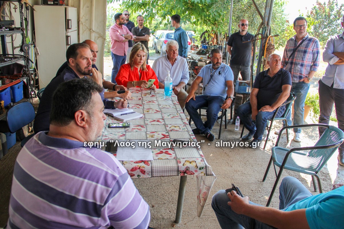 Περιοδεία του Γρ. Αγροτικών Φορέων ΝΔ Ανδρέα Καρασαρίνη στη Μαγνησία ...